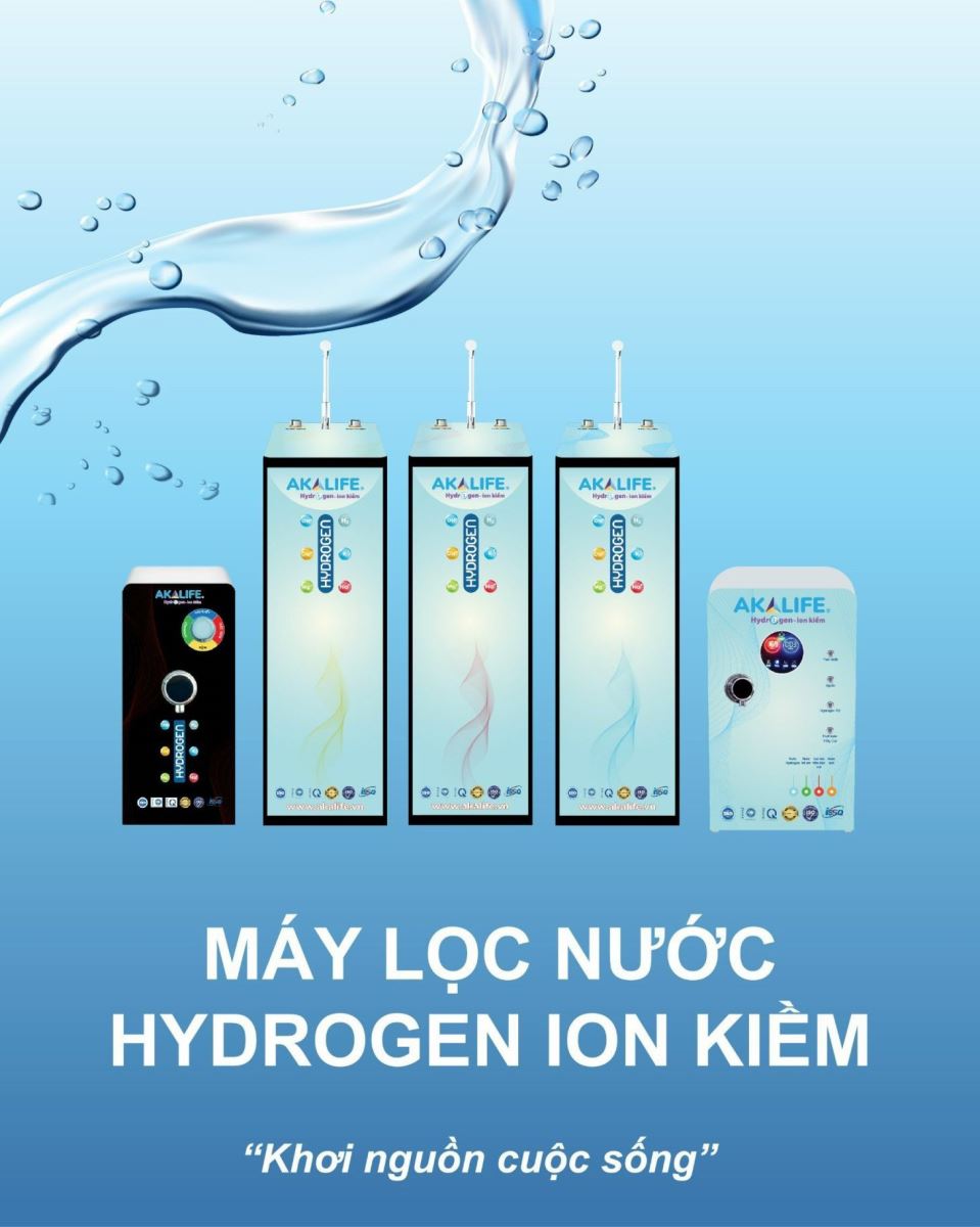 Máy lọc nước Hydrogen ion kiềm Akalife AK-KB400